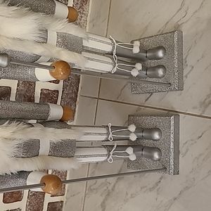 Holiday | Silver And White Nutcrackers | Poshmark